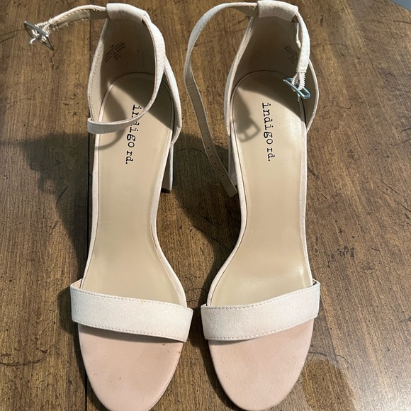 Indigo | Shoes | Light Pink Block High Heels Size 9 | Poshmark